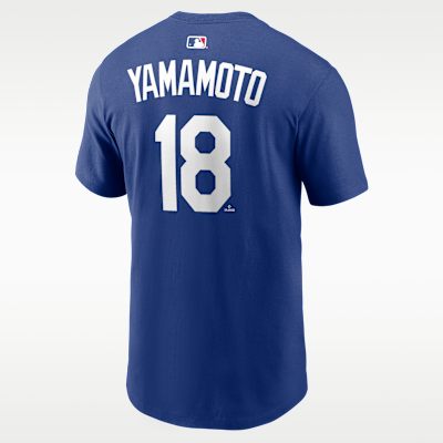 Playera Nike de la MLB para hombre Yoshinobu Yamamoto Los Angeles ...