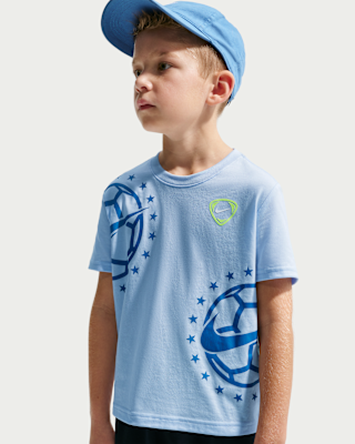 Playera Split Soccer Ball para niños talla pequeña. Nike MX