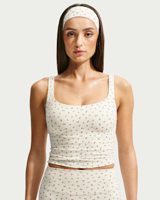 NikeSKIMS Matte-tanktop med print og firkantet halsudskæring til ...