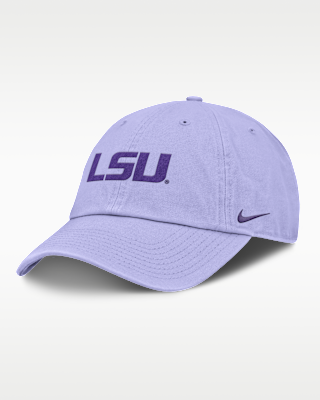 Gorra ajustable universitaria Nike para hombre LSU Primetime Campus ...