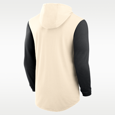 Playera de manga larga con gorro universitaria Nike Dri-FIT para hombre ...