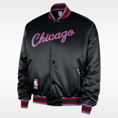 Chicago Bulls City Edition Men's Nike NBA Premium Jacket. Nike.com