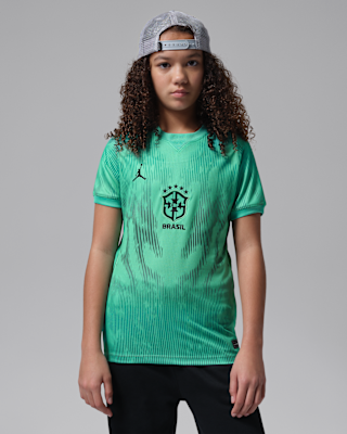 Brazil 2026 Stadium Goalkeeper Older Kids' Jordan Dri-FIT Football ...