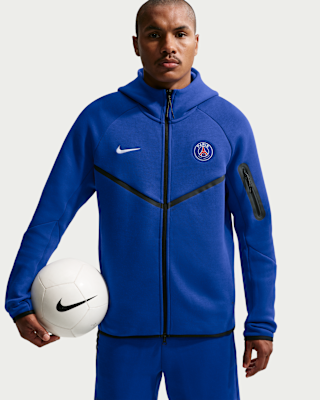 Paris Saint-Germain Tech Fleece Windrunner Men's Nike Football Full-Zip ...