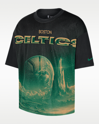 Boston Celtics Courtside Nike NBA T-Shirt mit lockerer Passform (Herren ...