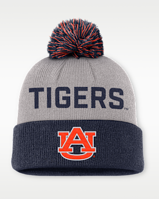 Auburn Primetime Peak Men's Nike College Cuffed Pom Beanie. Nike.com