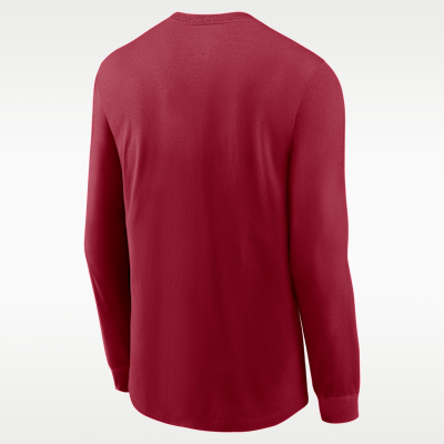 Alabama Legacy Arched Logo Men's Nike College Long-Sleeve T-Shirt. Nike.com