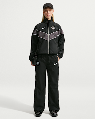 Paris Saint-Germain Windrunner Women's Nike Football High-Waisted Woven ...
