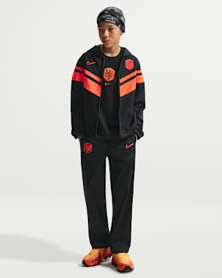Netherlands Older Kids' Nike Dri-FIT Football Hooded Tracksuit. Nike IL
