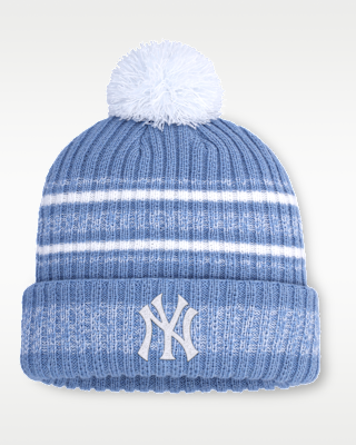 New York Yankees Peak Men's Nike MLB Cuffed Pom Beanie. Nike.com