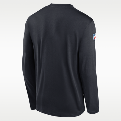 Houston Texans Alt Legend Small Logo Men's Nike Dri-FIT NFL Long-Sleeve ...