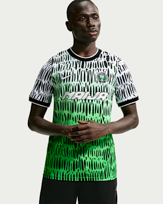 Nike x Nigeria x Slawn Men's Dri-FIT Academy Pro Short-Sleeve Football ...