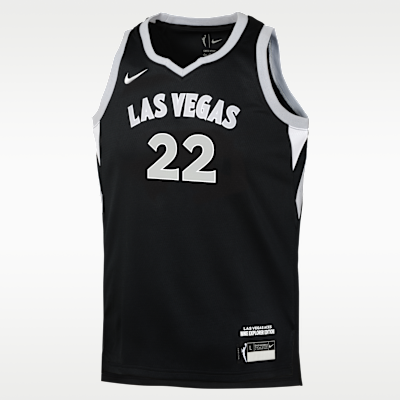 A'ja Wilson Las Vegas Aces 2024 Explorer Edition Big Kids' (Boys') Nike ...