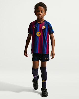 F.C. Barcelona 2026 Stadium Home Younger Kids' Nike Football Replica 3 ...