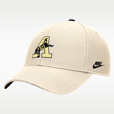 Gorra universitaria Nike ajustable para hombre Army Rise. Nike.com