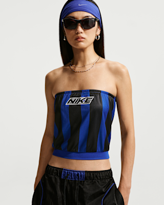 Nike Sportswear Women's Slim Striped Jersey Tube Top. Nike ID