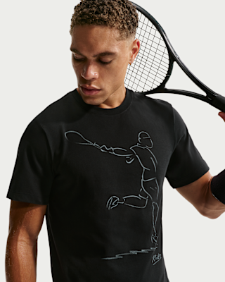 NikeCourt Men's Dri-FIT Tennis T-Shirt. Nike BG