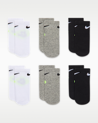 Calze alla caviglia Smiley Nike (6 paia) – Bebè. Nike IT