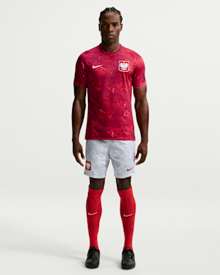 Poland 2026 Stadium Home Men's Nike Dri-FIT Football Replica Shorts ...