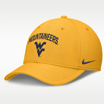 Gorra universitaria Nike Dri-FIT para hombre West Virginia On-Field ...