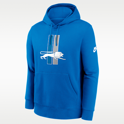 Detroit Lions Club Logo Men's Nike NFL Pullover Hoodie. Nike.com