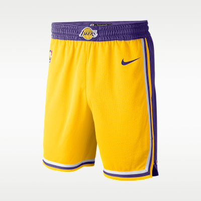 Shorts Nike NBA Swingman para hombre Los Angeles Lakers Icon Edition ...
