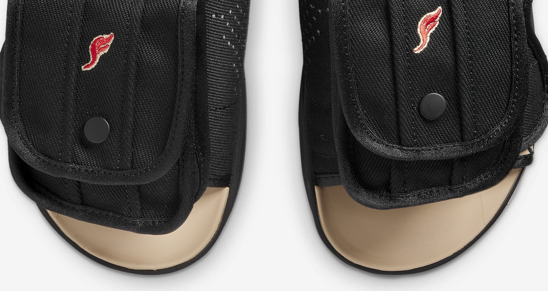 Jordan LS Slide x SoleFly 'Black and Sport Red' (DO1872-001) Release ...