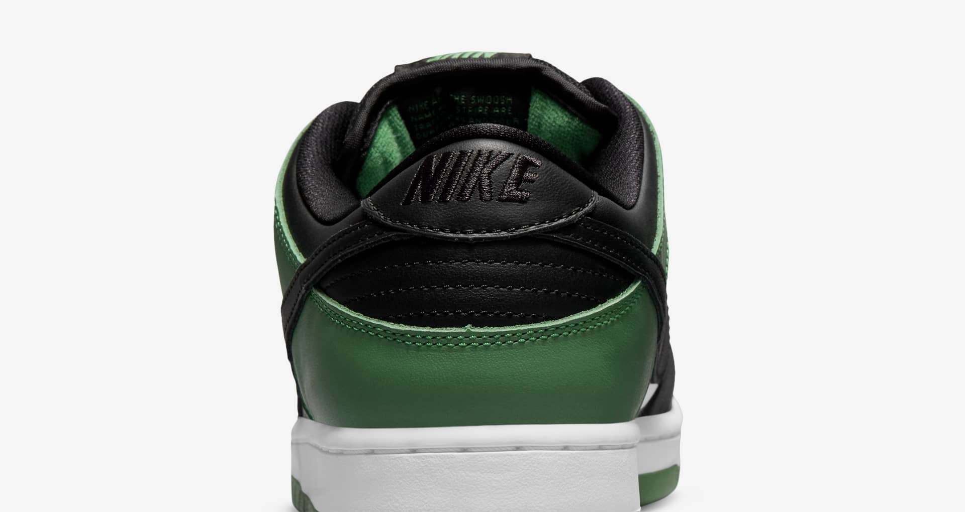 Nike SB Dunk Low Pro 'Black and Classic Green' (BQ6817-302) release ...