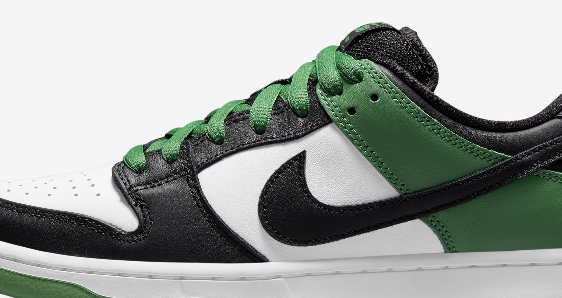 Nike SB Dunk Low Pro 'Black and Classic Green' (BQ6817-302) release ...