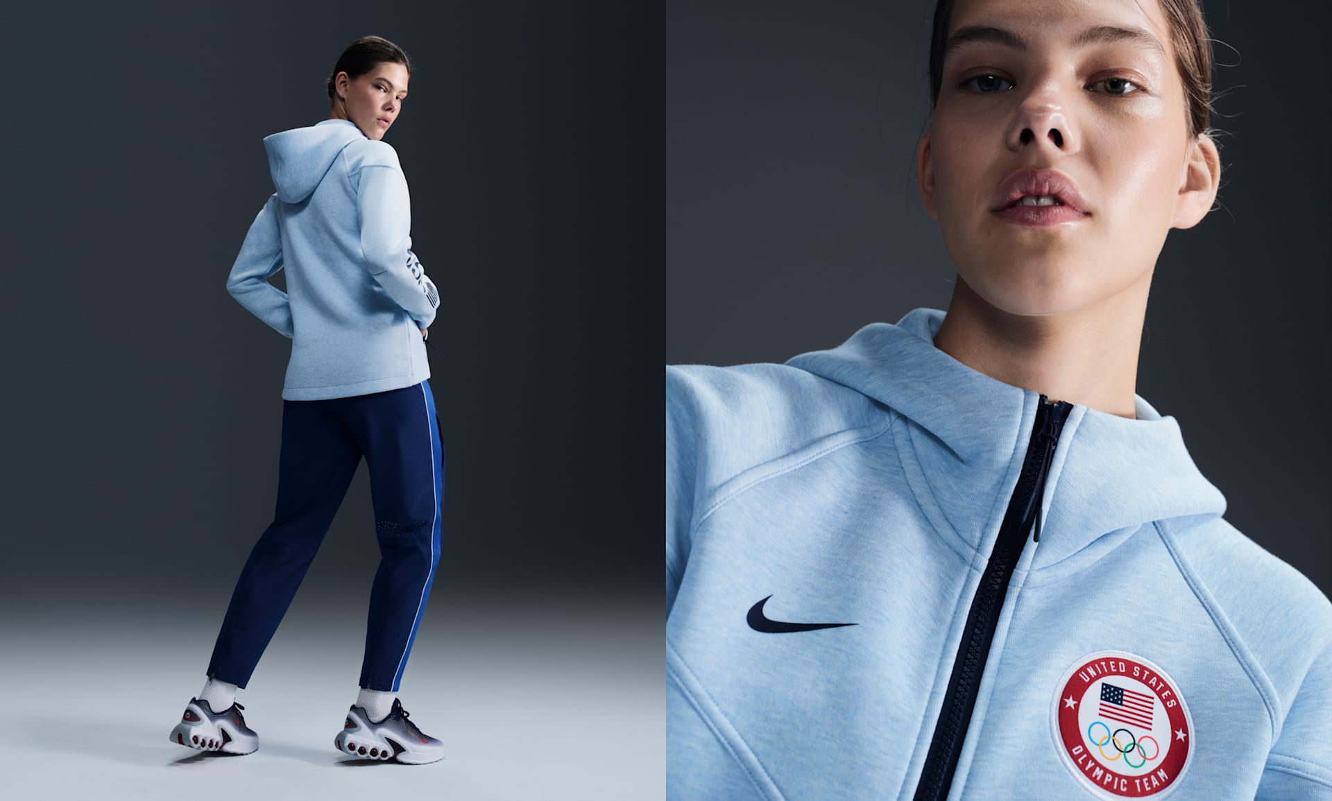 Team USA Tech Fleece Windrunner Women's Nike Full-Zip Hoodie. Nike AU
