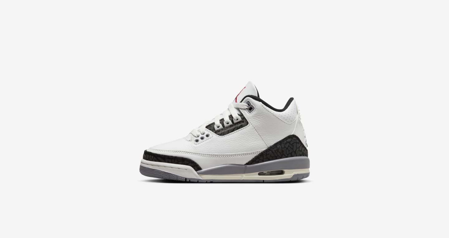 Air Jordan 3 Retro 'Cement Grey' (CT8532-106) release date. Nike SNKRS