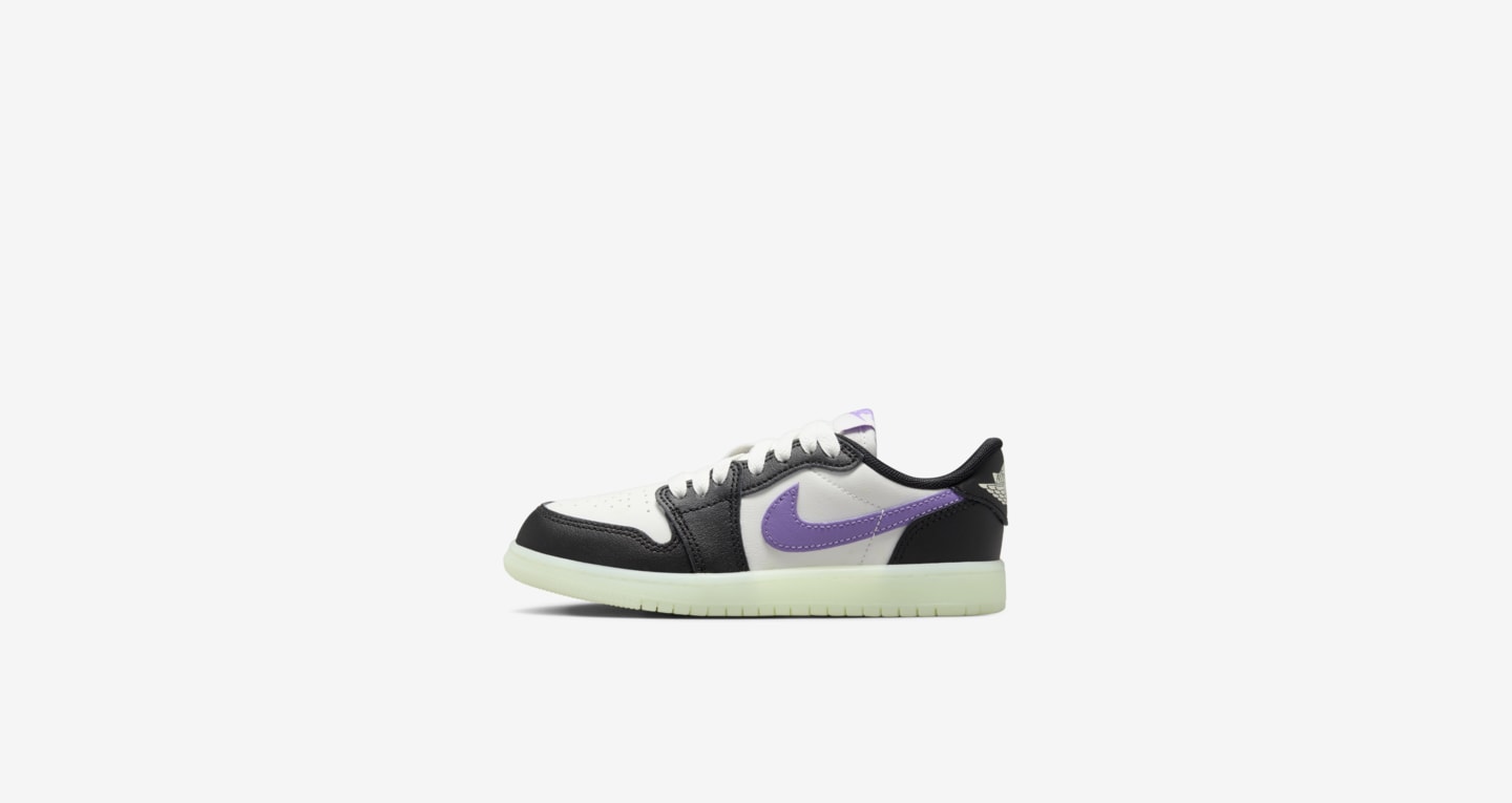 Older Kids' Air Jordan 1 Low Retro 'Black Raspberry' (HF0410-001 ...