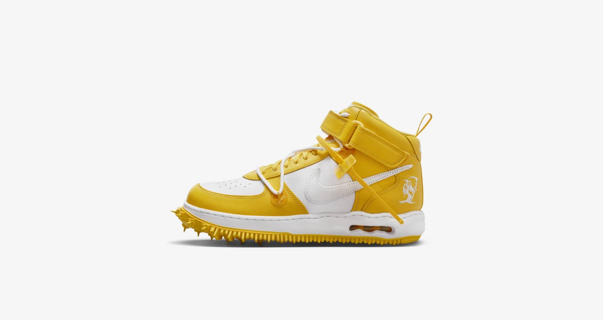 Air Force 1 Mid x Off-White™ 'White and Varsity Maize' (DR0500-101 ...