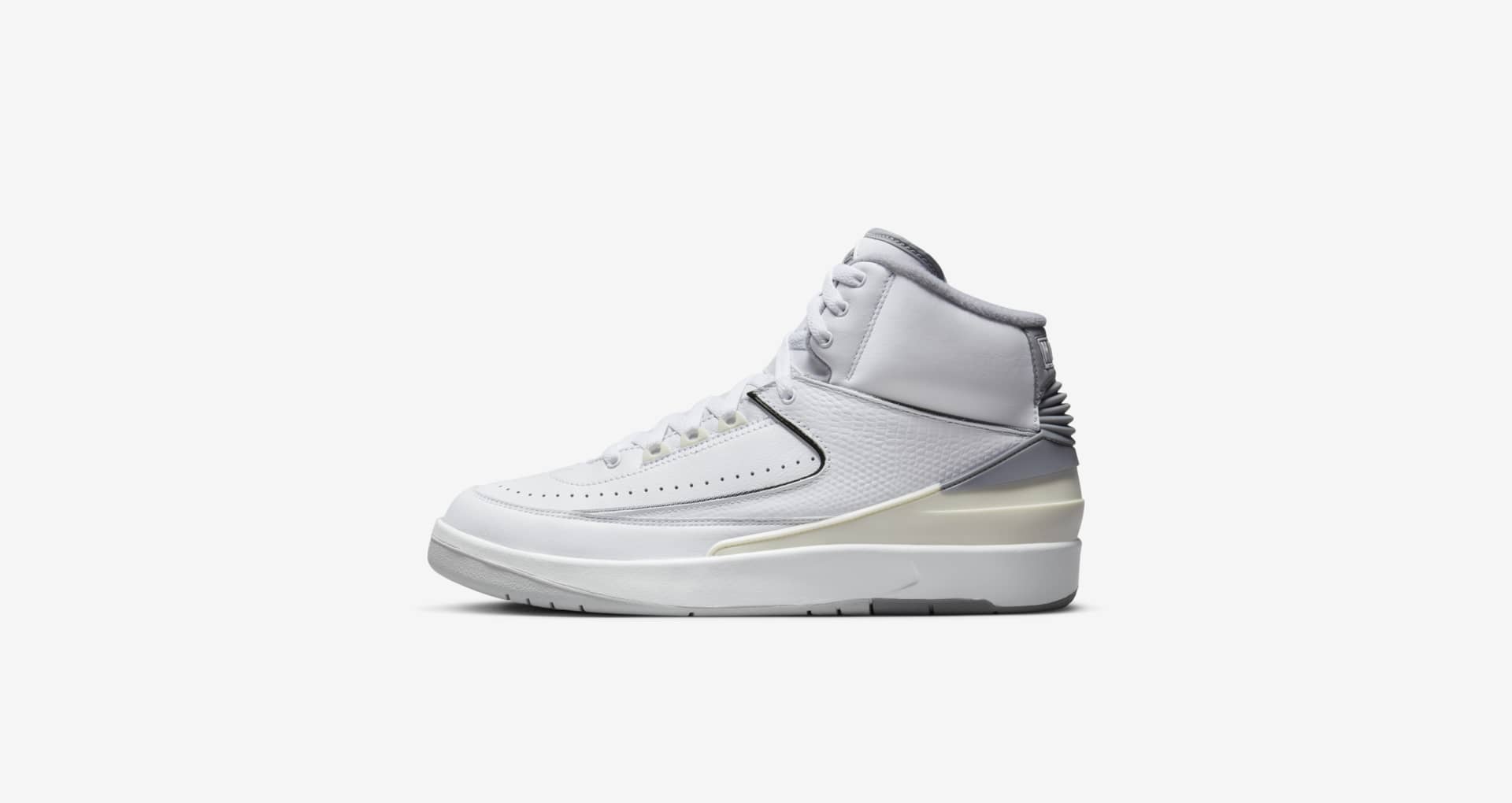 Air Jordan 2 'White and Cement Grey' (DR8884-100) Release Date. Nike SNKRS