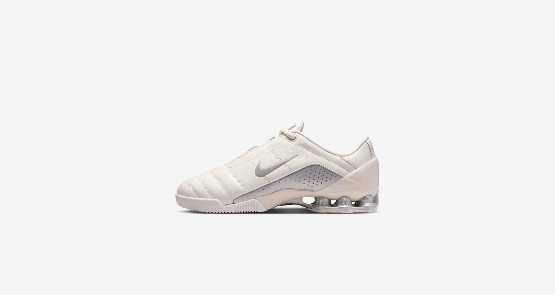 Women's Total 90 Shox Magia 'Sail and Metallic Silver' (IO9300-100) Release Date. Nike SNKRS