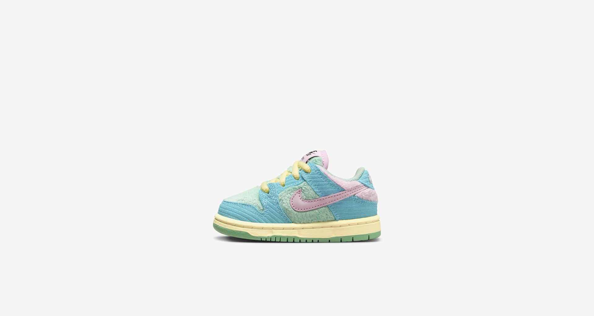 Toddlers' Nike SB Dunk Low Pro x Verdy 'Blue Gaze and Enamel Green ...