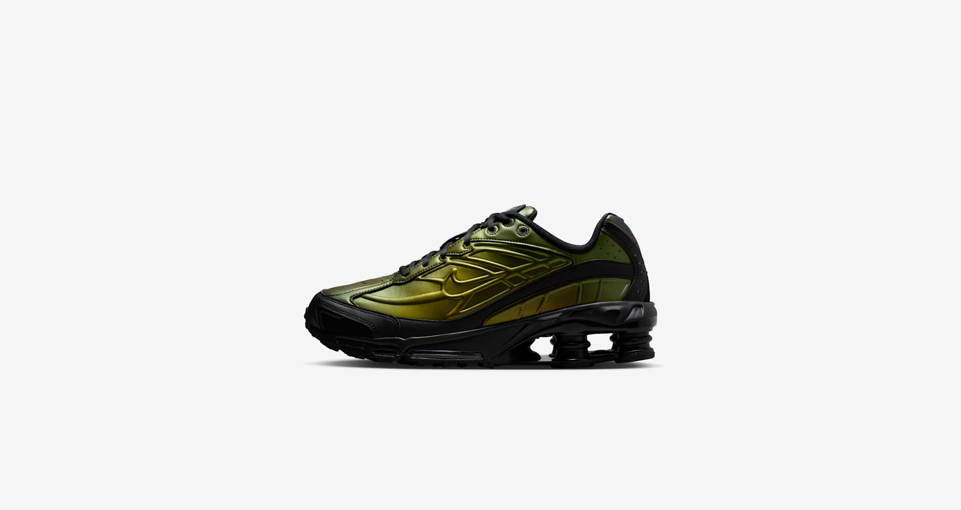 Shox Ride 2 'Black and Cargo Khaki' (IH4468-001) release date. Nike SNKRS