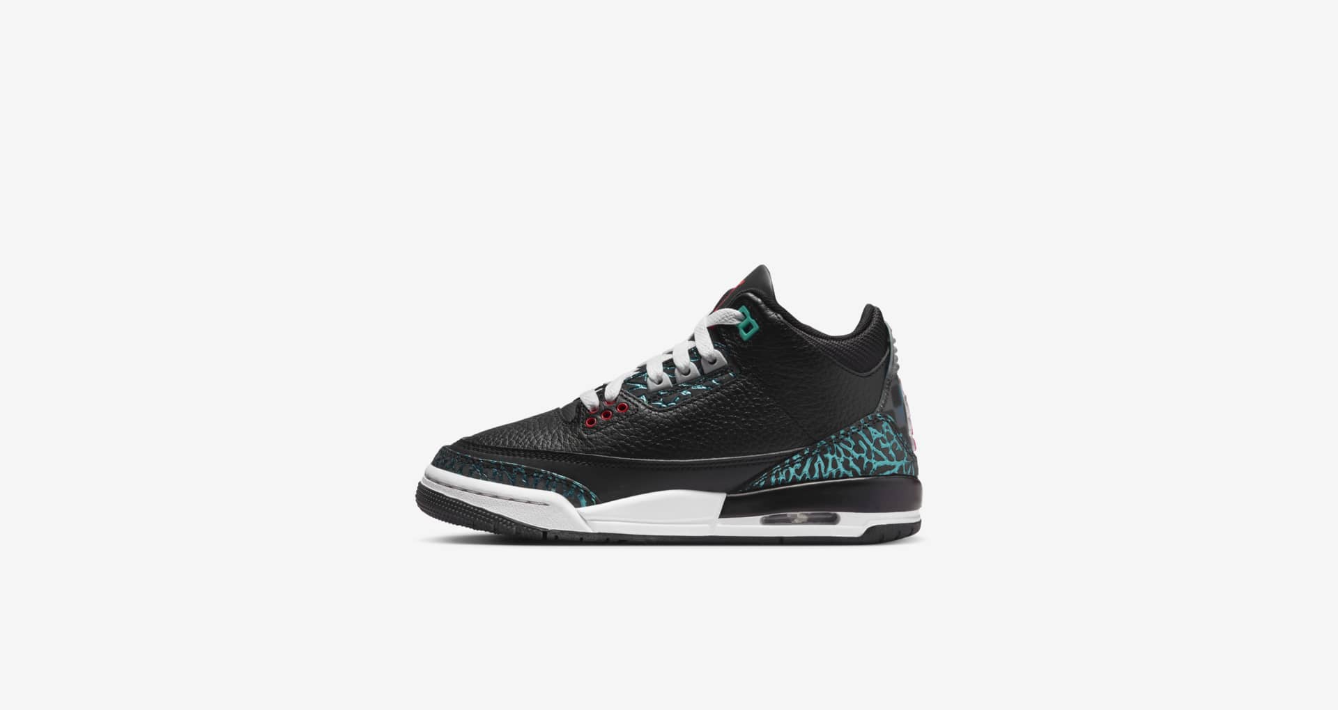 Air Jordan 3 'Black and Hyper Jade' (FV5437-001) release date. Nike SNKRS