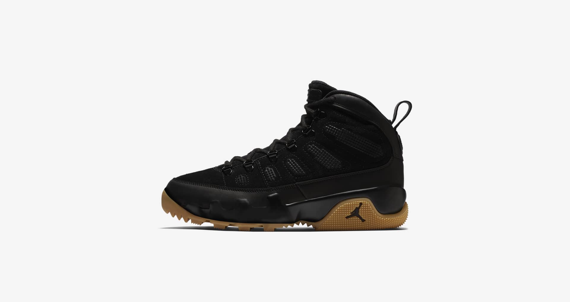 Air Jordan 9 Retro Boot 'Black and Gum Light Brown' (AR4491-025 ...