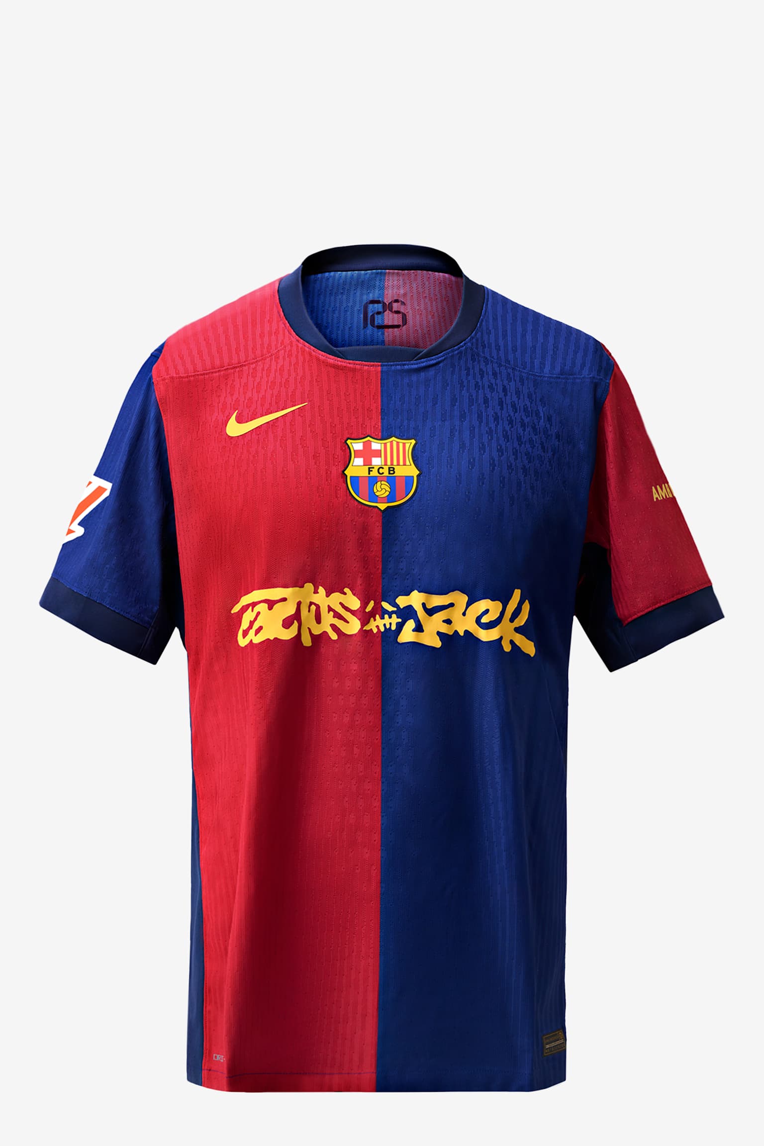 Lanceringsdato for FC Barcelona 2024/25 Match Home x CACTUS JACK "Dri-FIT ADV Replica ...