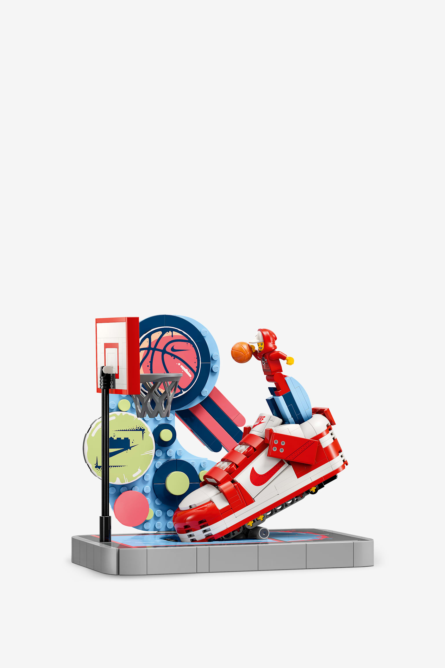 Nike Dunk Trickshot x LEGO® Set 'Building Kit with Exclusive Minifigure ...