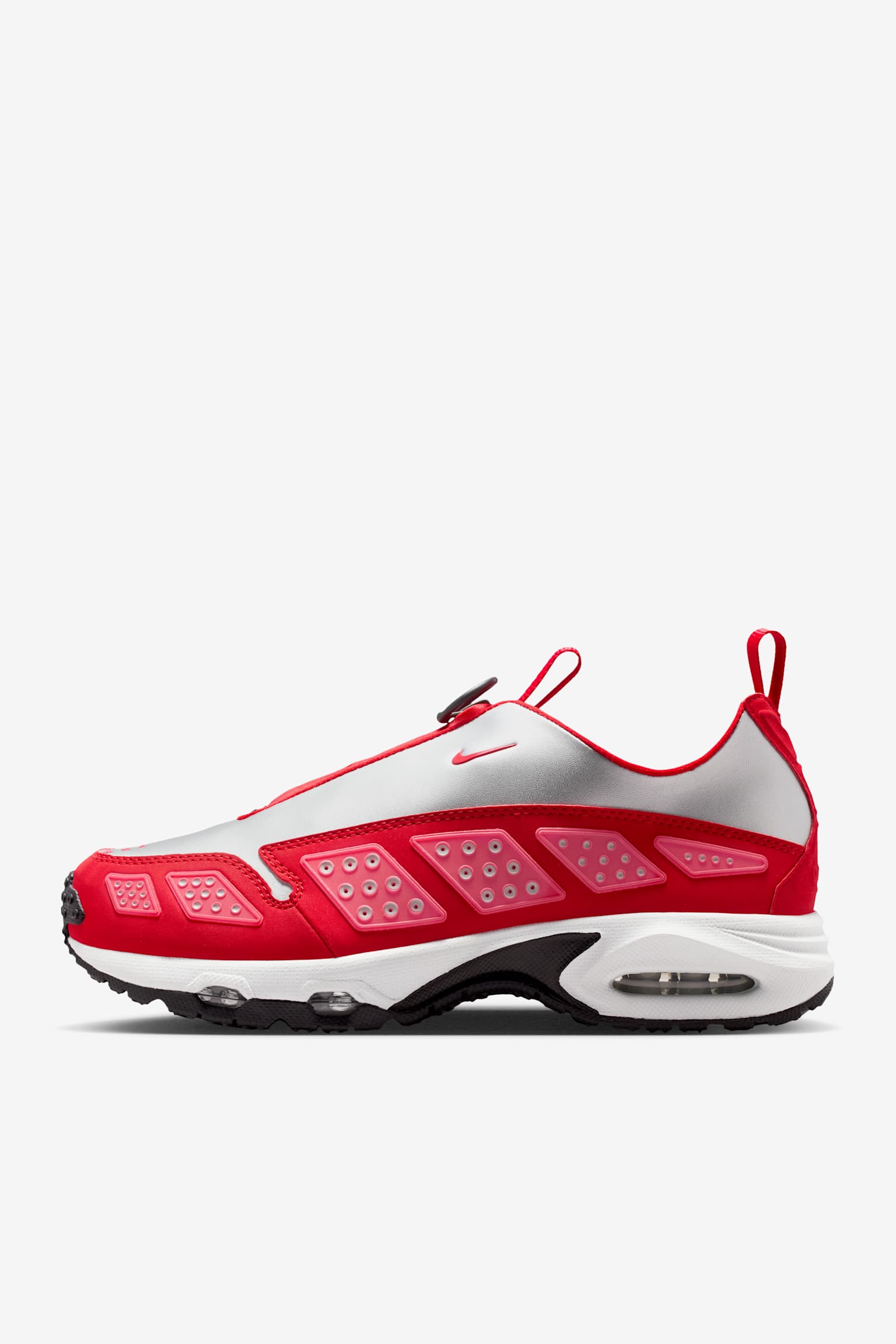 Women's Air Max SNDR 'Fusion Red and Silver' (IH3988-001) release date. Nike SNKRS