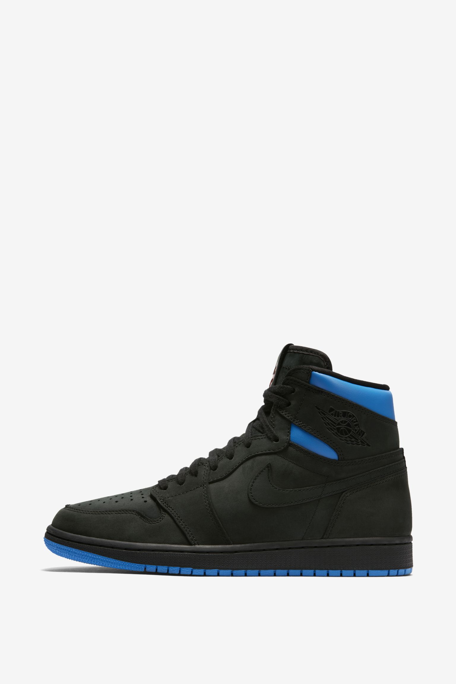 Air Jordan 1 Retro Hi OG Q54 'Black & University Red & Italy Blue ...
