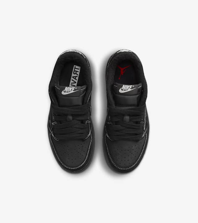 조던 1 로우 x Travis Scott (Little Kids) 'Black Phantom'(DO5442-001) 출시일 ...