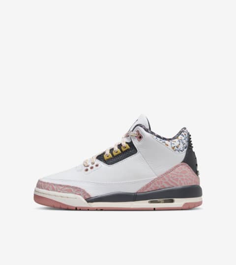 Older Kids' Air Jordan 3 'Vintage Floral' (441140-100) release date ...