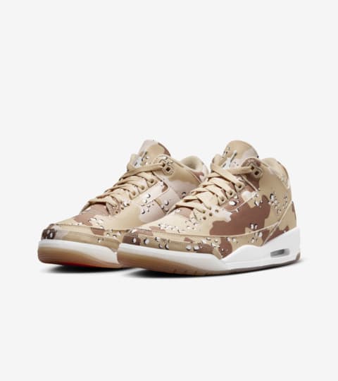 Women's Air Jordan 3 'Desert Camo' (HM4301-200) release date. Nike SNKRS