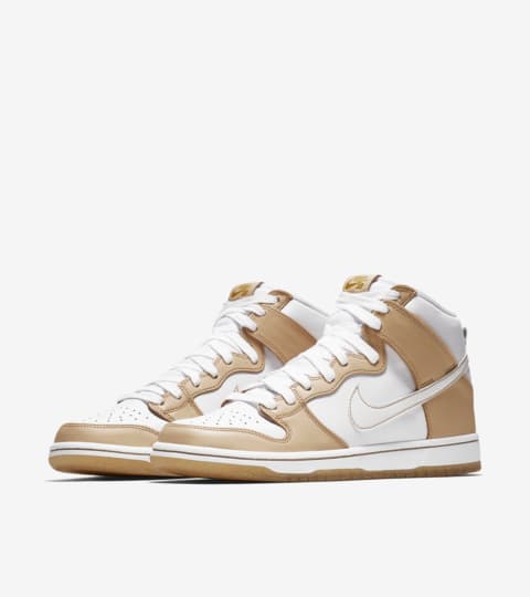 Nike SB Dunk High X Premier 'Vachetta Tan & White' Release Date. Nike SNKRS