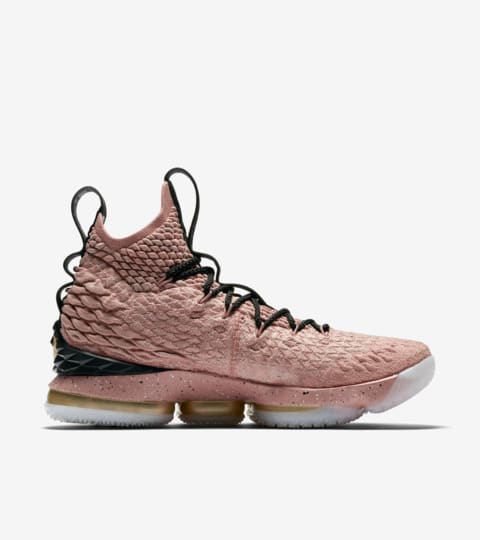 Date de sortie de la Nike Lebron 15 « Rust Pink & Metallic Gold ». Nike ...