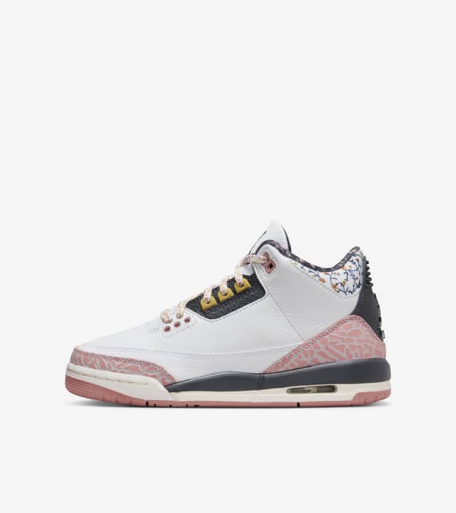 Older Kids' Air Jordan 3 'Vintage Floral' (441140-100) release date ...