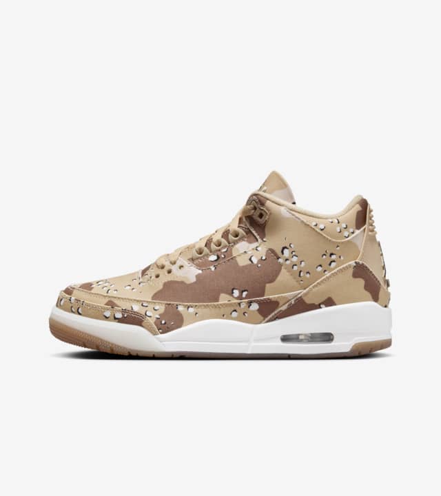Women's Air Jordan 3 'Desert Camo' (HM4301-200) release date. Nike SNKRS RO